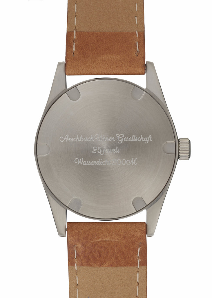 Aeschbach 1950s Pattern 25 Jewel Automatic Watch with Retro Luminous P ...