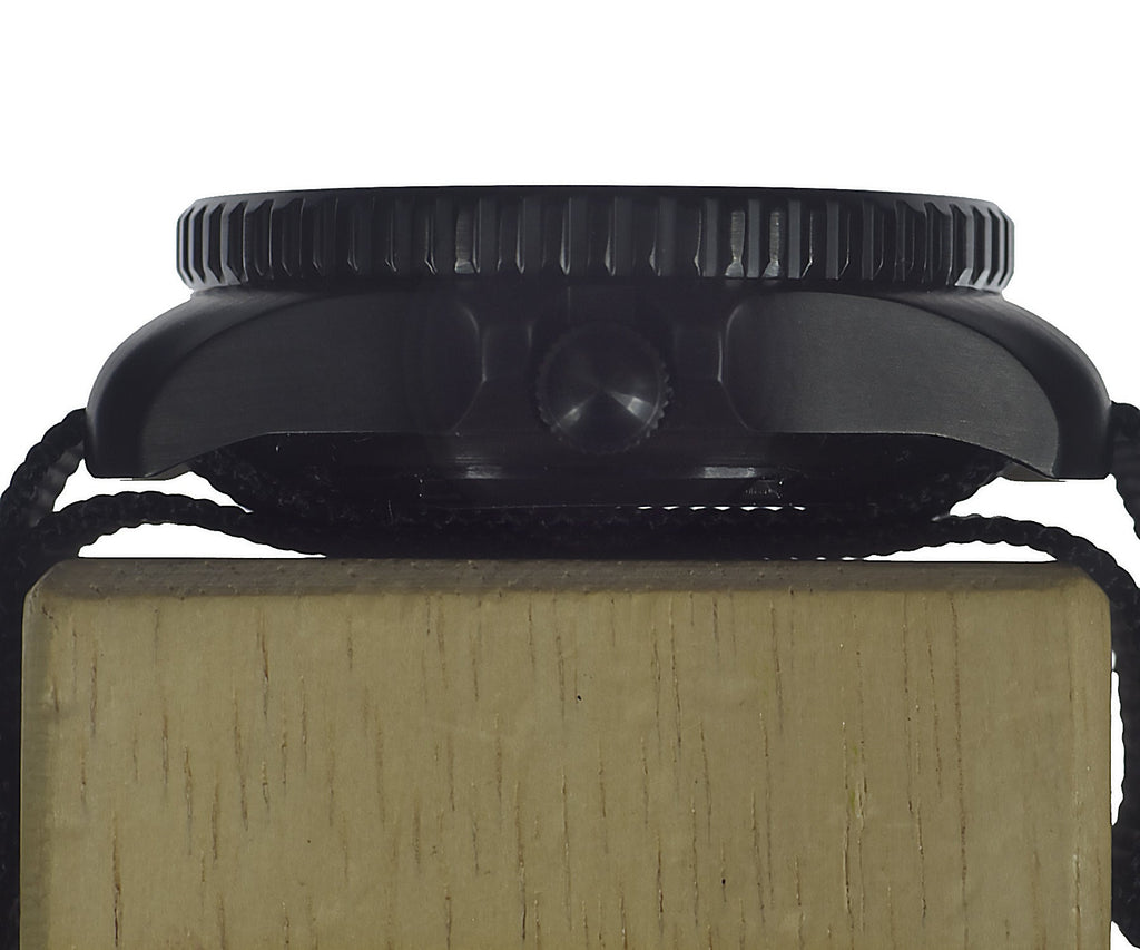 MWC Automatic Black PVD Military Divers Watch - Tritium / GTLS Illumin ...