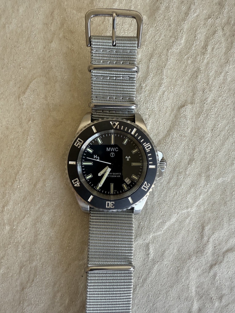MWC 300m Military Quartz Divers Watch with Tritium GTLS and Sapphire C ...