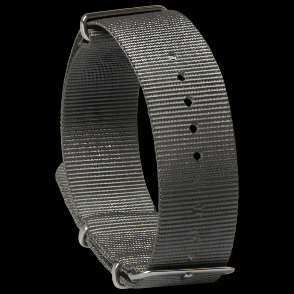 Single Pass 24mm Admiralty Grey NATO Military Watch Strap in Ballistic ...
