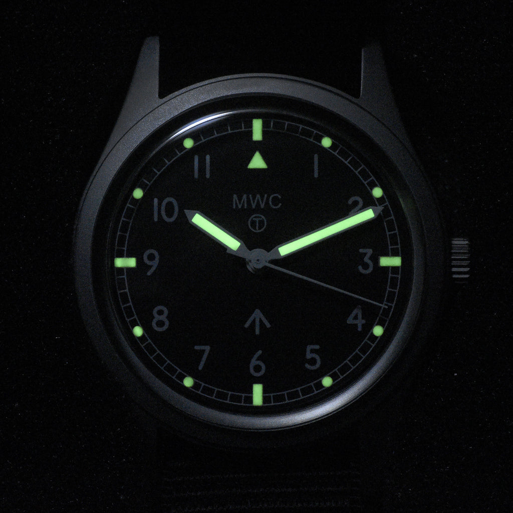 W10 1960s Pattern Military Watch with Plexiglass Crystal and Handwound ...