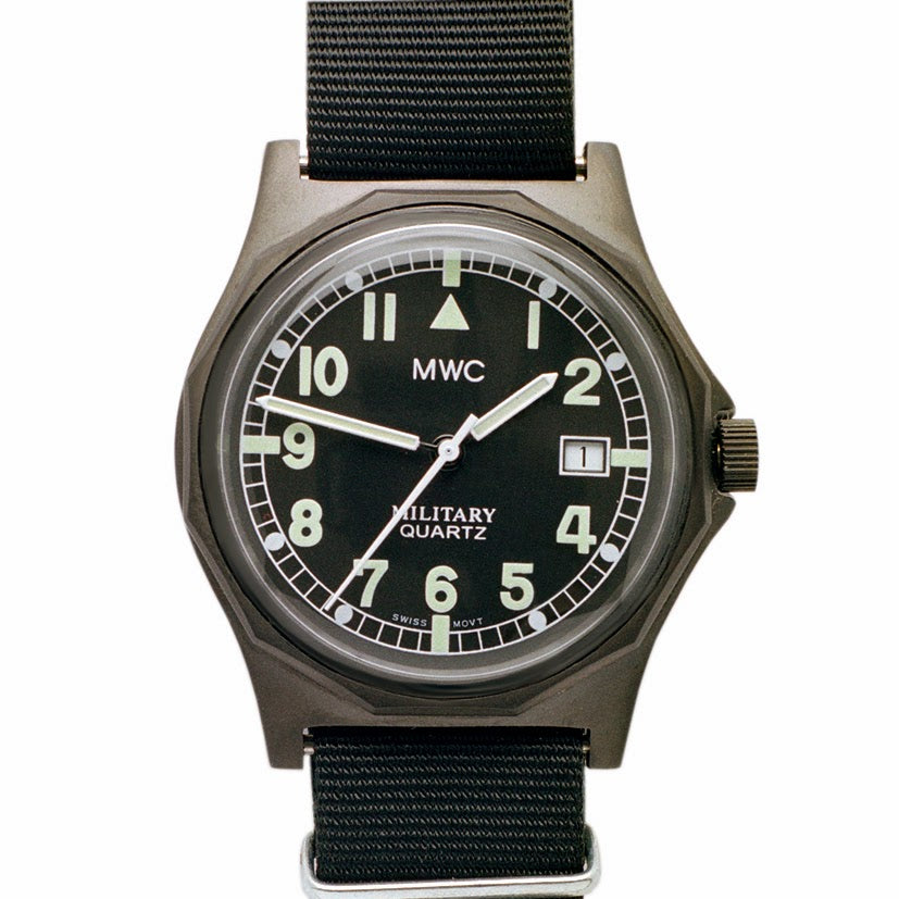 MWC G10 - Remake of the 1982 to 1999 Series Watch in Black PVD Steel w ...