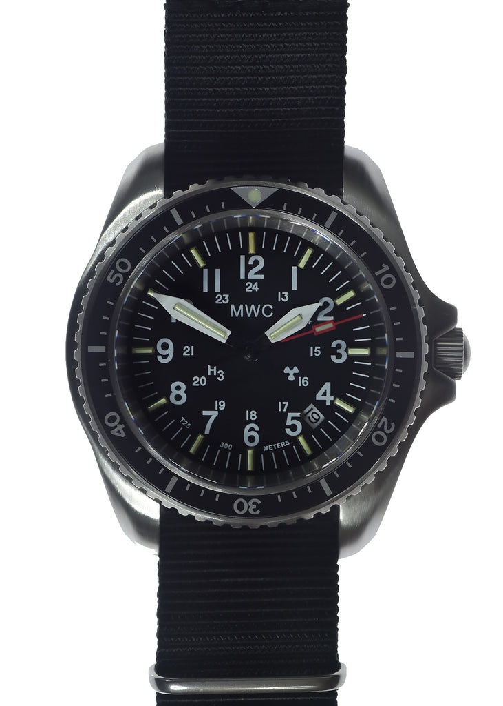 MWC Stainless Steel Automatic Military Divers Watch - Tritium / GTLS I ...