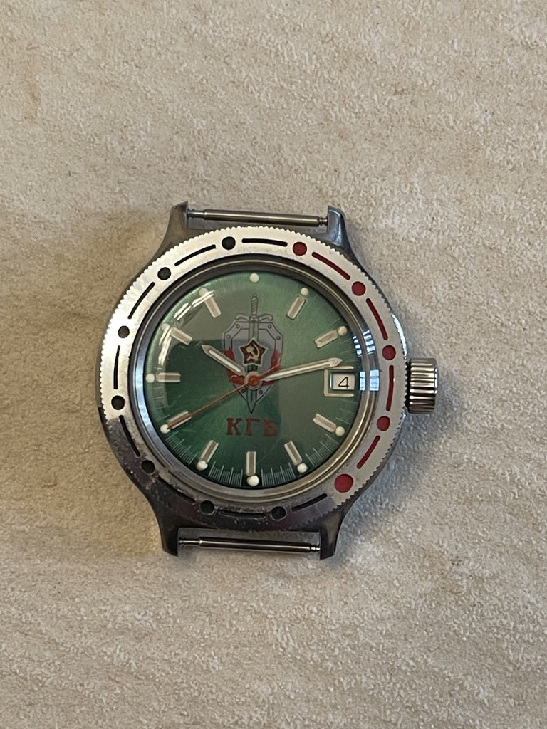 Genuine 1970/80s Russian KGB Watch Made by Vostok (Boctok) watch facto ...
